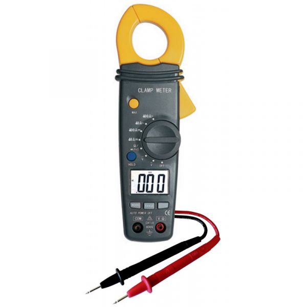 Pince ampèremétrique 400A, détection de tension sans contact